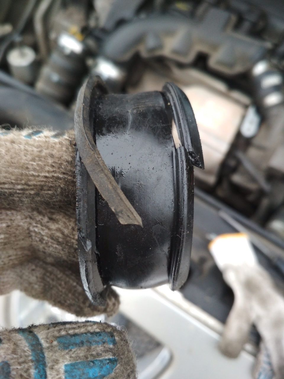 Переборка передней подвески — Volkswagen Passat B3, 2 л, 1992 года ...