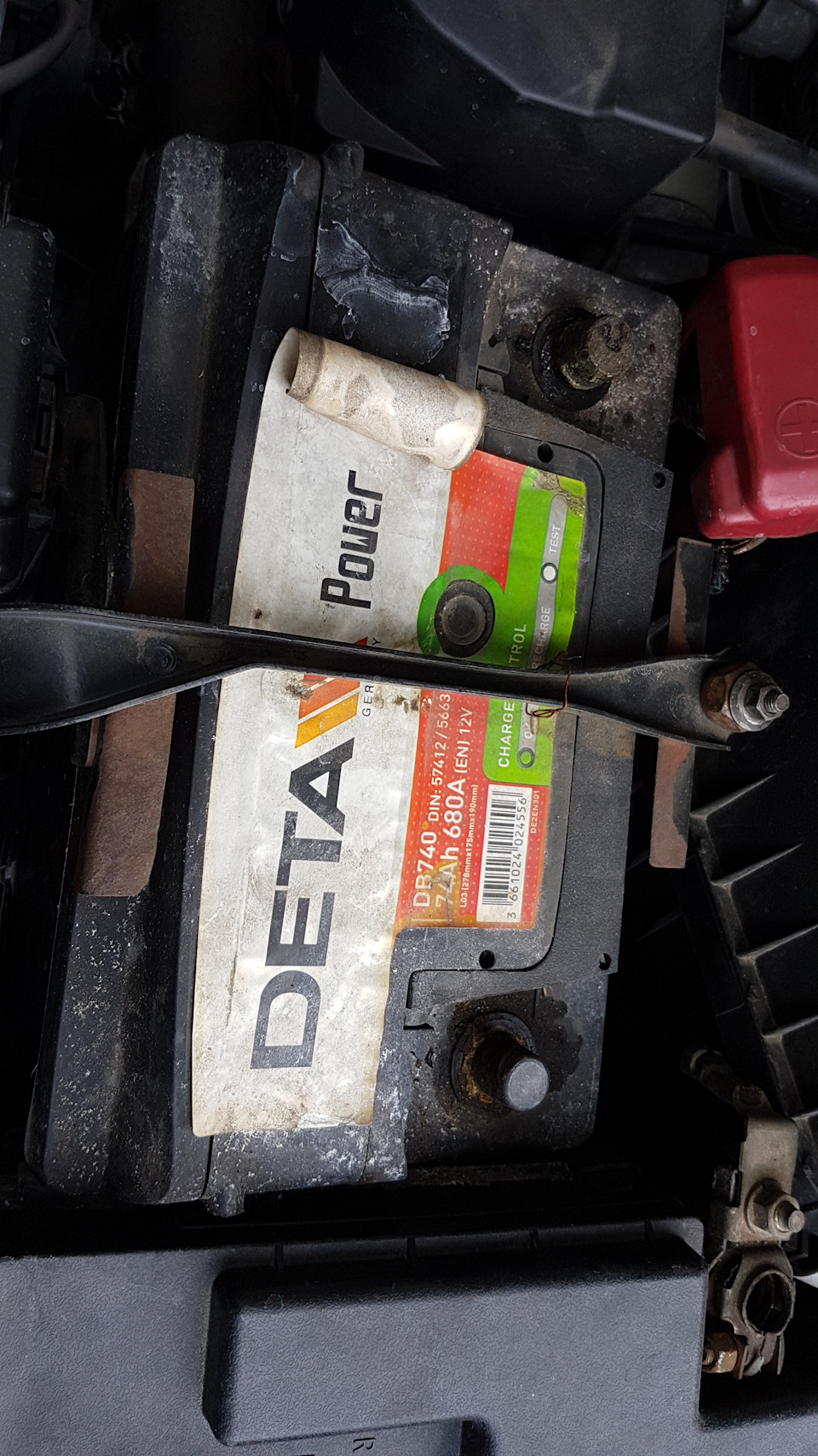 DB740 Стартерная аккумуляторная батарея DETA | Запчасти на DRIVE2