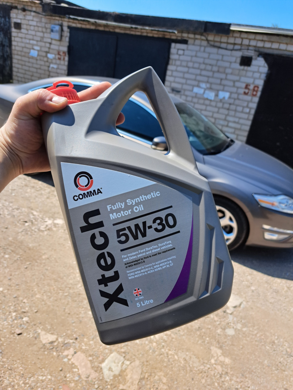 Масло Comma Xtech 5w30 — Ford Mondeo IV, 2 л, 2012 года | визит на ...