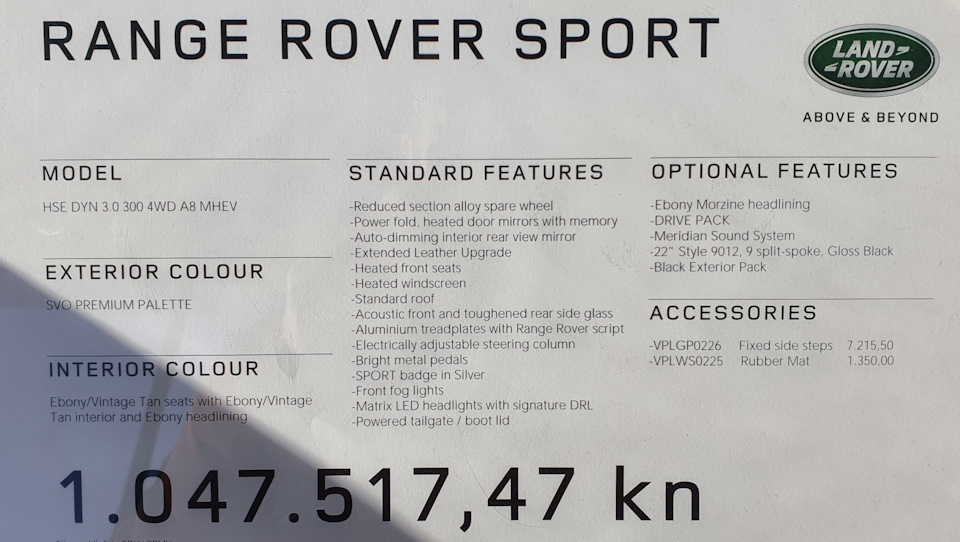 VPLWS0225 КОМПЛЕКТ КОНТУР. НАПОЛЬНОГО МАТА Jaguar Land Rover | Запчасти ...