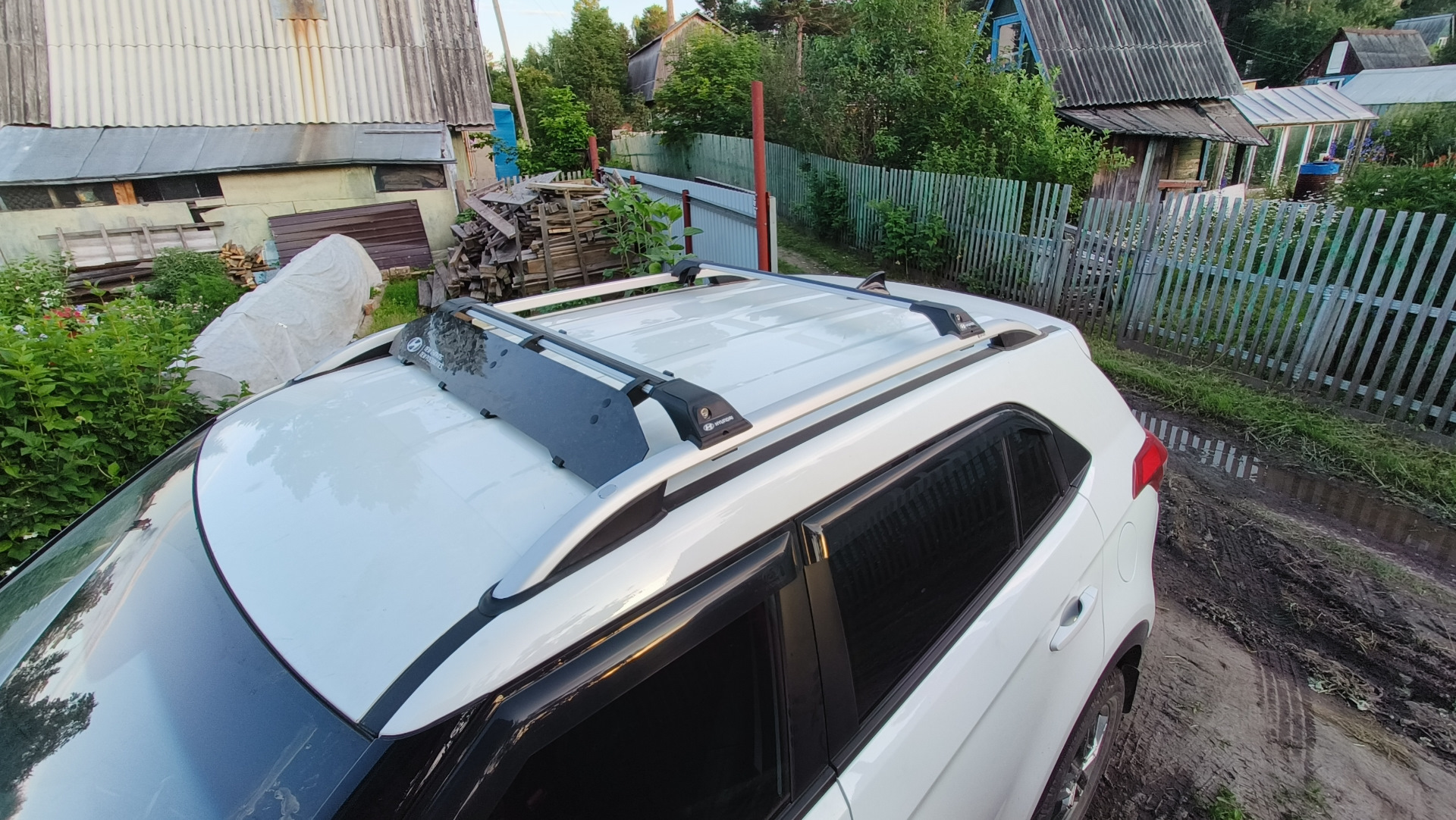 Фейринг-козырёк аэродинамический на крышу — Hyundai Creta (1G), 1,6 л ...