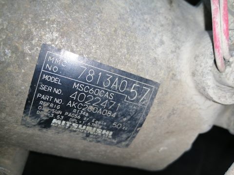 7813A057 Компрессор с муфтой Lancer X Mitsubishi | Запчасти на DRIVE2