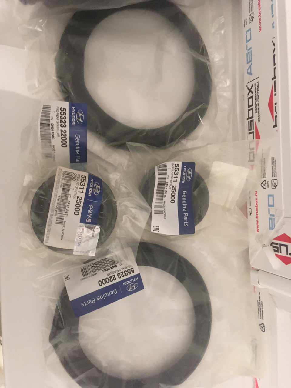 Замена задних стоек — Hyundai Accent (2G), 1,5 л, 2008 года | плановое ...