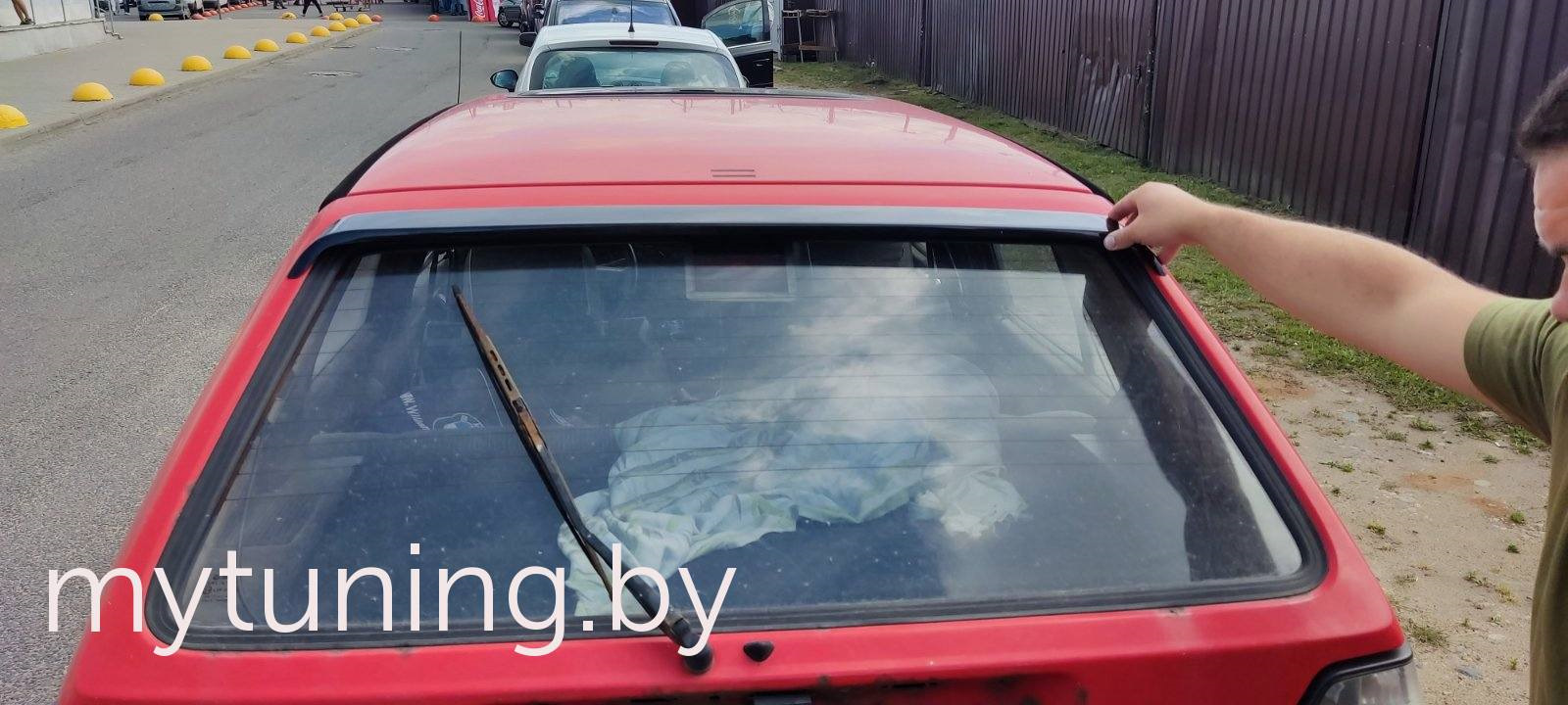 Козырек на стекло + Ресничка верхняя V.1 для Volkswagen Golf 2 ...
