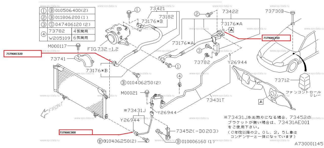 # 13 Обслуживание системы кондиционирования GMB GTA-0600 — Subaru B4 ...