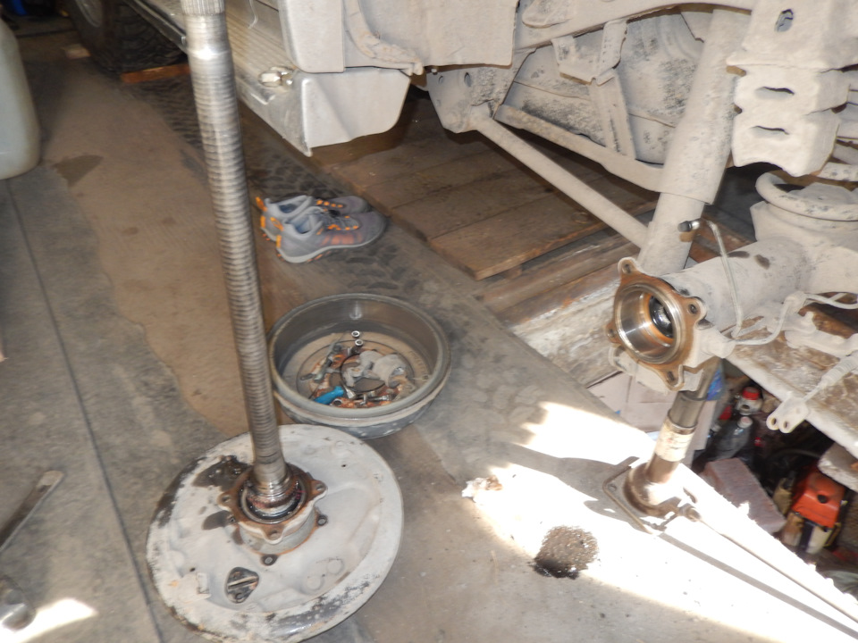 Обслуживание моста — Toyota Hilux Surf (3G), 2,7 л, 1998 года ...