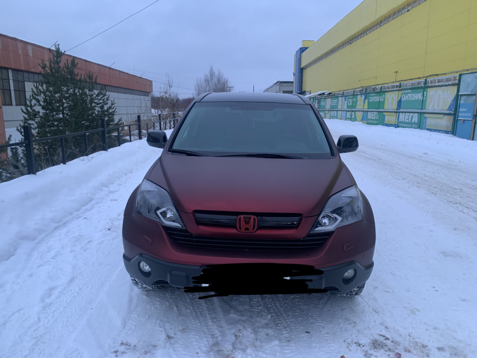 Daytona”Romani Red” — Honda CR-V (RE), 2 л, 2007 года | стайлинг | DRIVE2