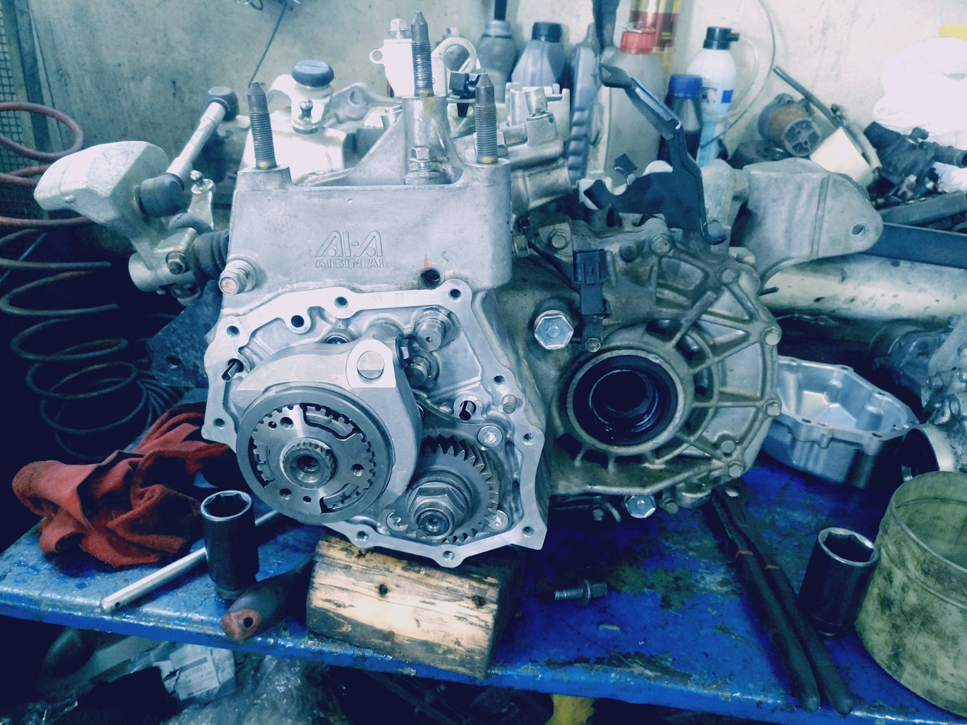 Путь к 4WD. Часть передняя. — Mitsubishi Lancer X, 2 л, 2008 года ...