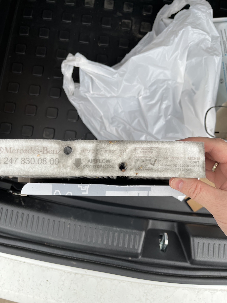 A2478300800 КАРТРИДЖ ФИЛЬТРА САЛОННОГО УГОЛЬНЫЙ (FINE PARTICLE FILTER ...