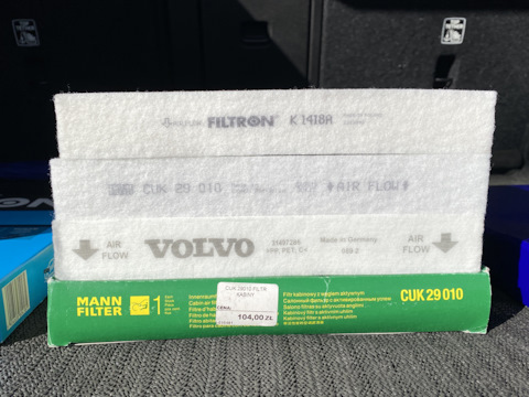 CUK29010 Салонный фильтр с активированным углем MANN FILTER | Запчасти ...