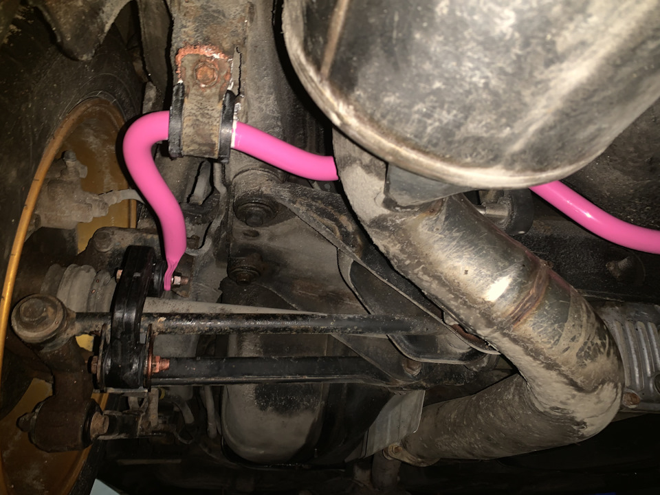 Замена заднего стабилизатора с 17 мм на 20мм плюс новые резинки и новые ...