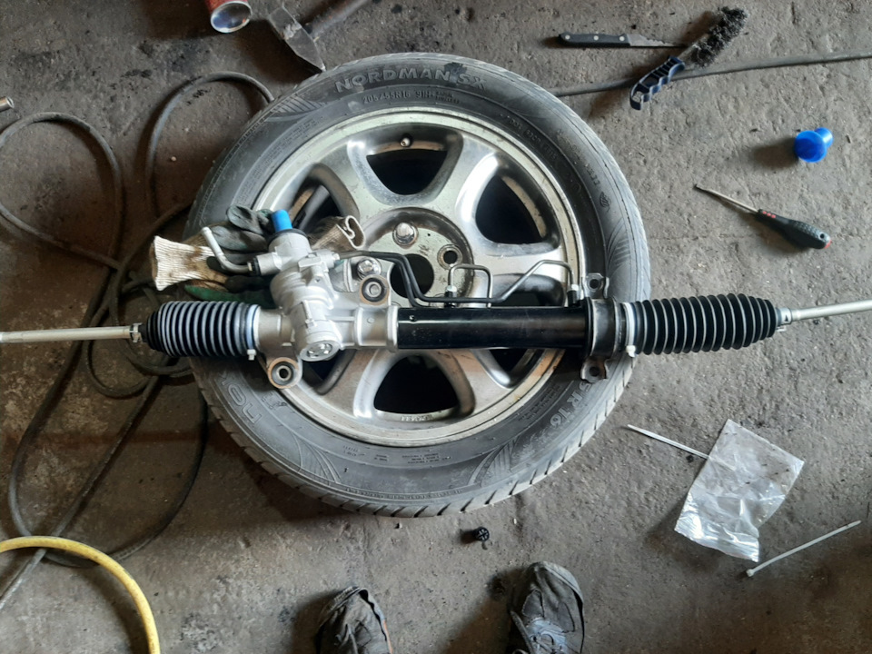 Замена рулевой рейки на Powertec — Toyota Camry (V40), 2 л, 1996 года ...