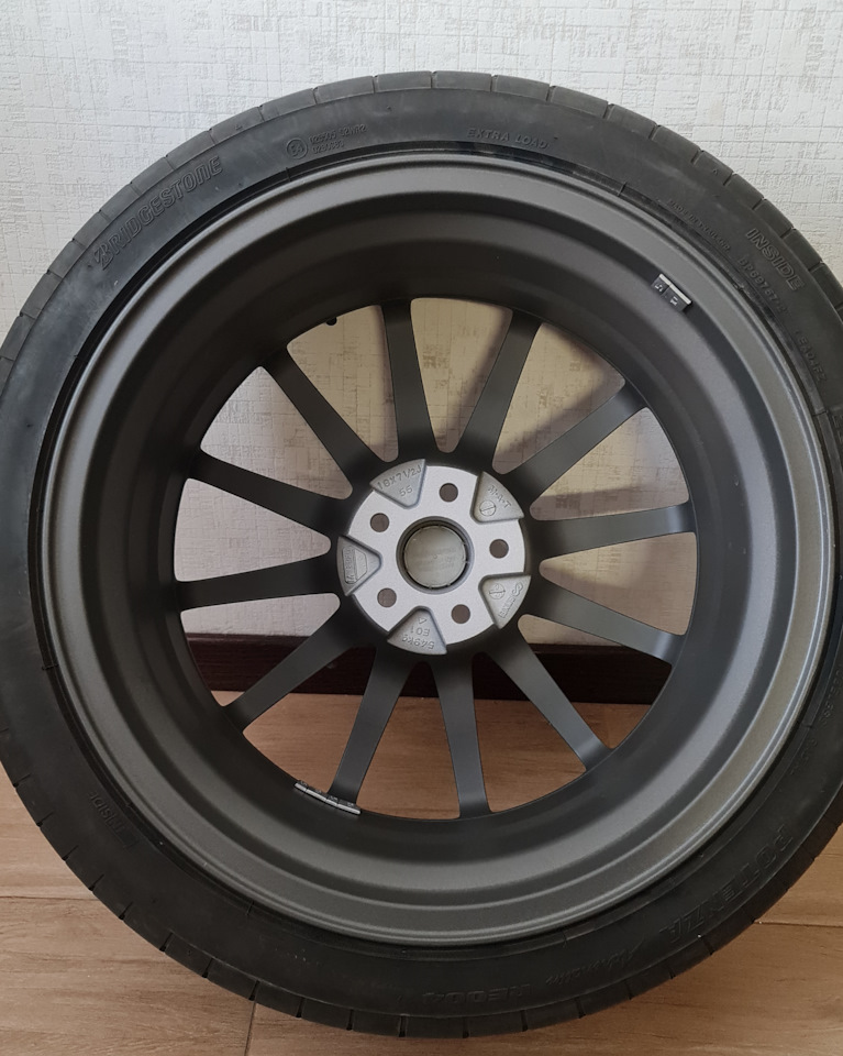 Литые диски Enkei 7,5Jx18 ET55 5x100 на Subaru Legacy B4 (BL), Subaru ...