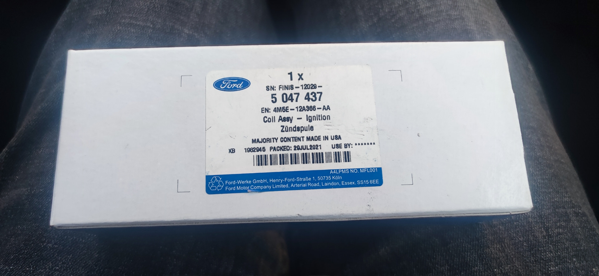 Замена катушки зажигания — Ford Focus Hatchback II, 2 л, 2008 года ...