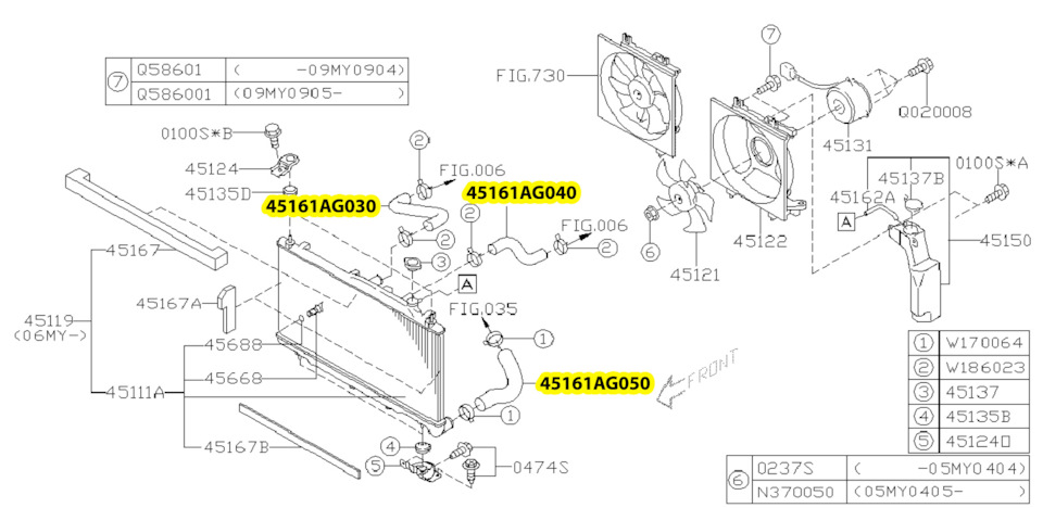 Замена всех трубок/шлангов/патрубков системы охлаждения. — Subaru ...