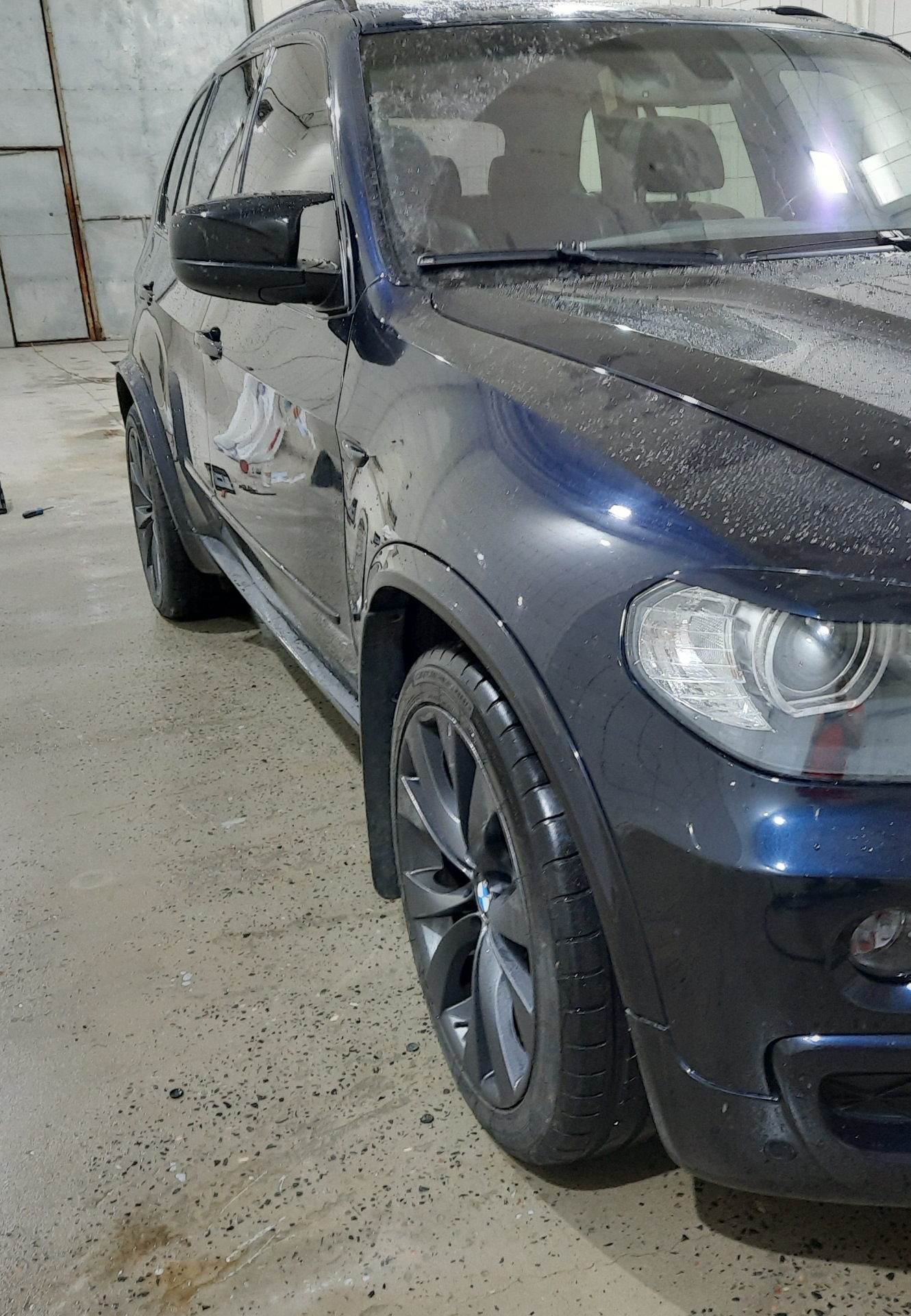 Оригинальные М брызговики на бмв х5 е70 — BMW X5 (E70), 3 л, 2008 года ...