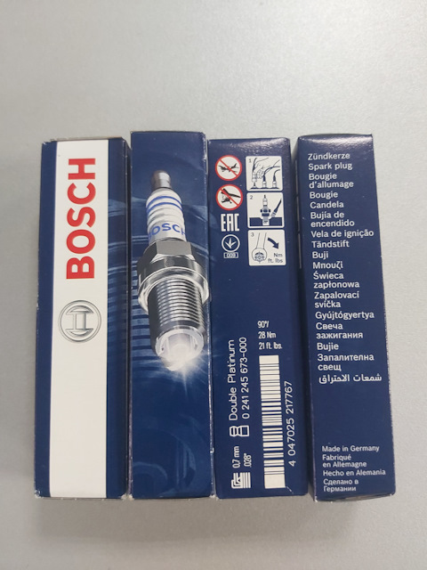 0241245673 Свеча зажигания BOSCH | Запчасти на DRIVE2
