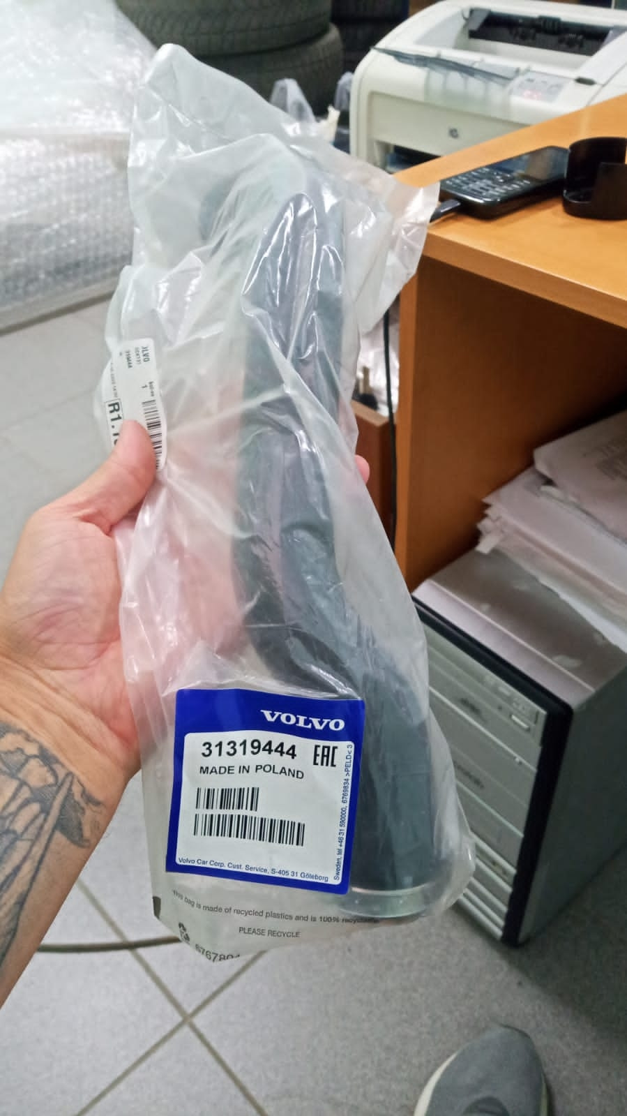 31319444 Патрубок радиатора Volvo | Запчасти на DRIVE2