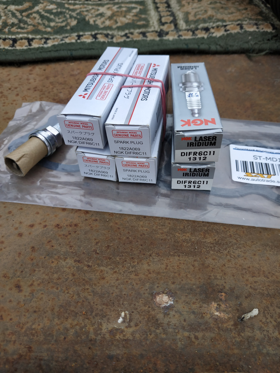 1822A069 Свеча зажигания Mitsubishi | Запчасти на DRIVE2