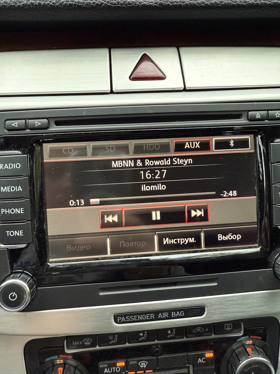 RNS-510: Help — Volkswagen Passat CC, 2 л, 2009 года | автозвук | DRIVE2