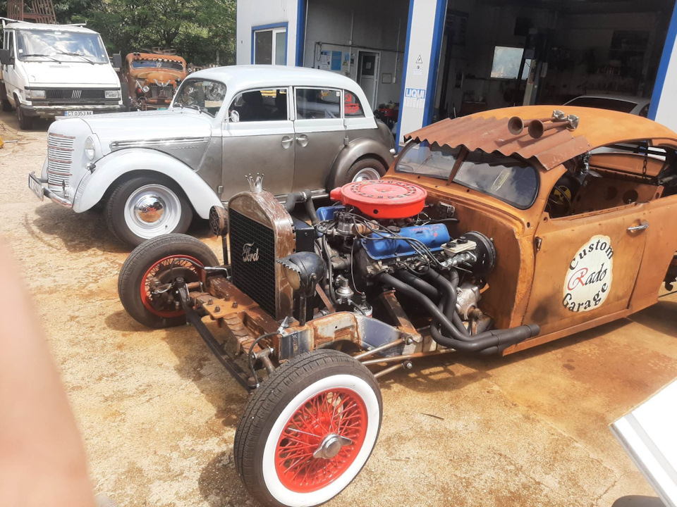 В гостях у Custom Garage — Rado-24.06.2023г. — Москвич 401, 1,5 л, 1954 ...