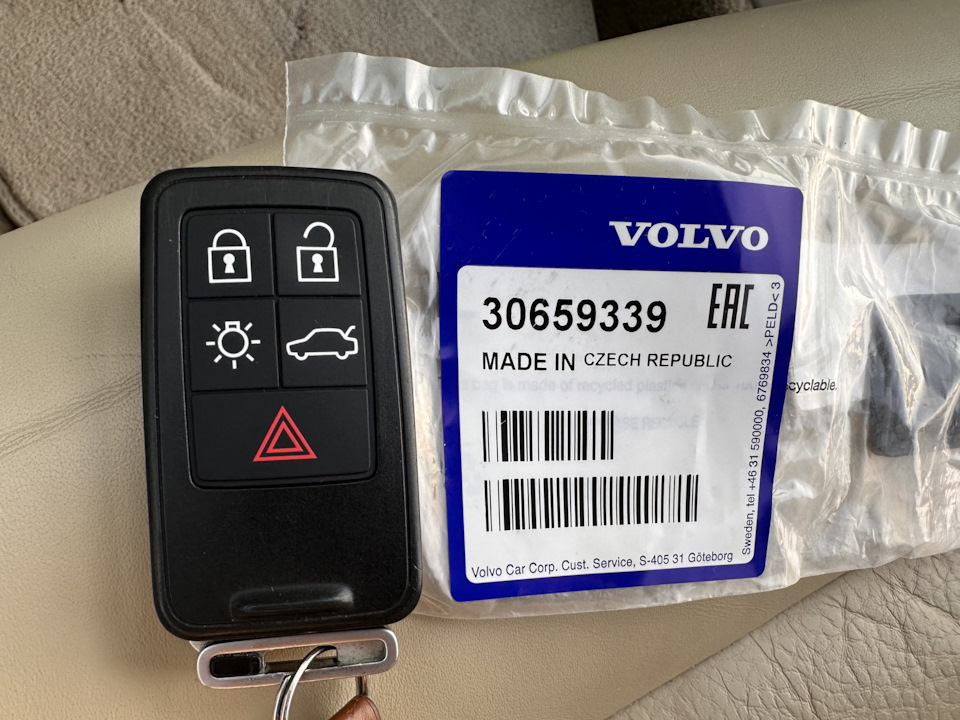 0️⃣7️⃣2️⃣ Замена кнопок ключа — Volvo S80 (2G), 2,5 л, 2011 года ...
