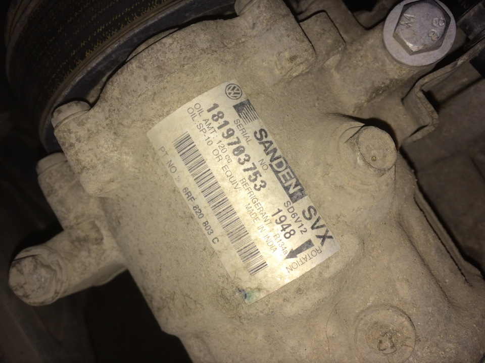 6RF820803C Компрессор климатич. VAG | Запчасти на DRIVE2