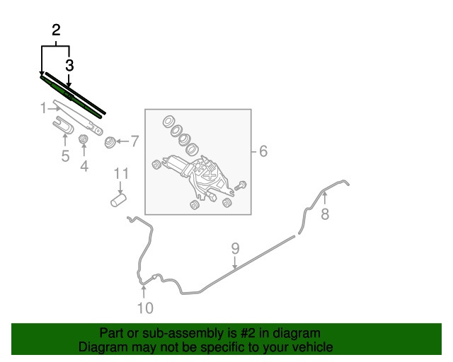 988202B000 Щетка стеклоочистителя KIA HYUNDAI | Запчасти на DRIVE2