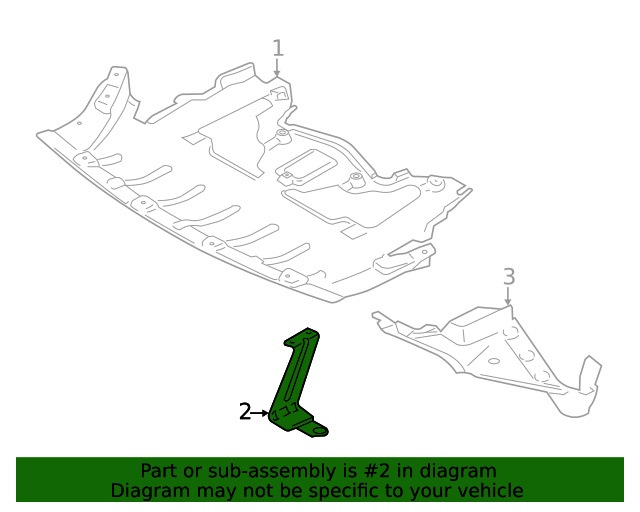 51717188836 Кронштейн экрана моторного отсека BMW | Запчасти на DRIVE2