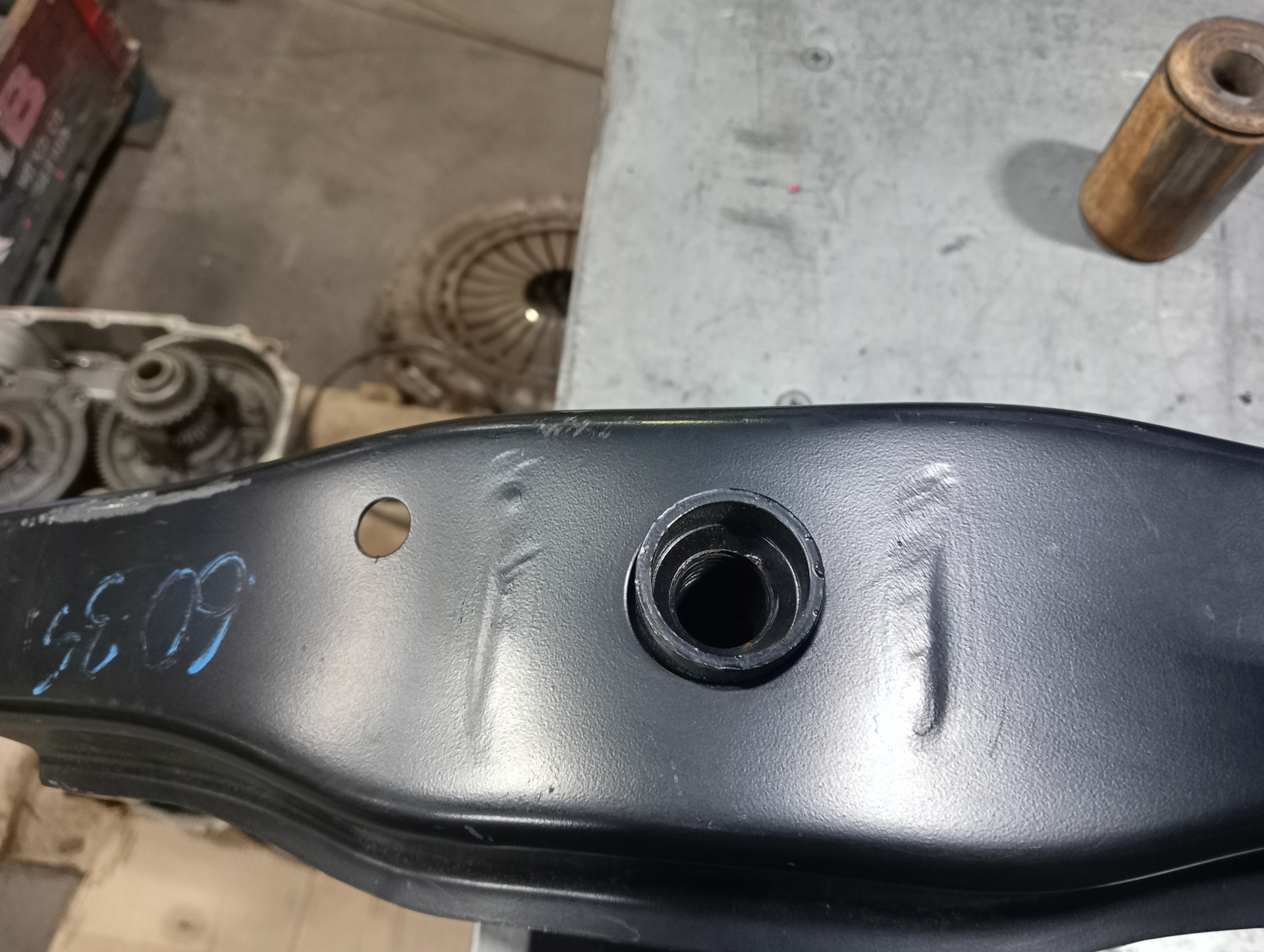 Покраска передка, бампер, крыло левое, капот, дверь левая. — BMW X1 ...