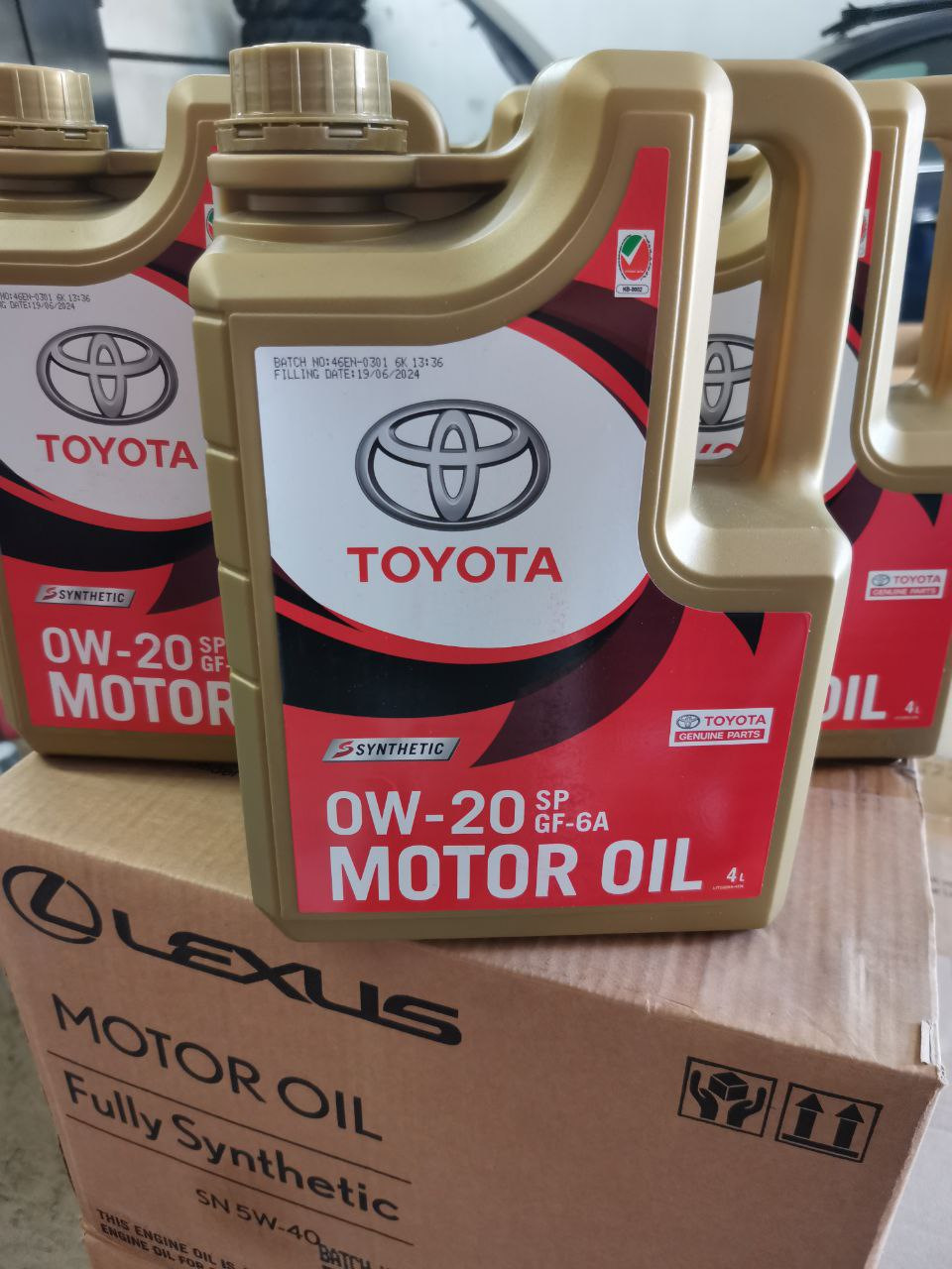 #91 ХОТИТЕ? (много фото) оригинальное масло Toyota/Lexus/Mobil (0w-20 ...