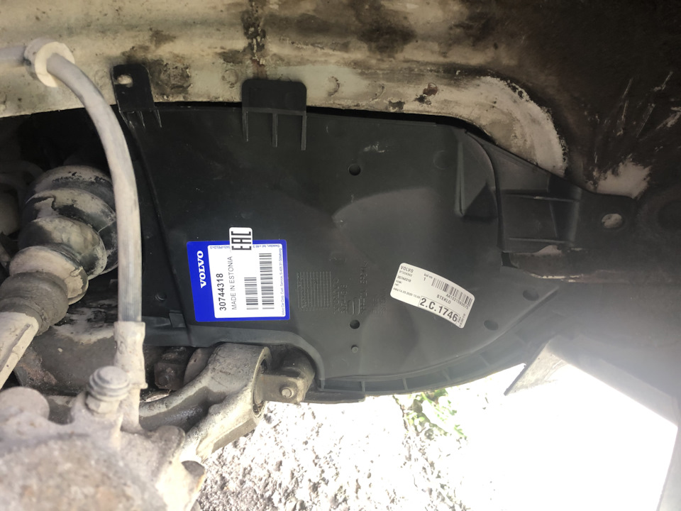 30744318 ЗАЩИТНАЯ ПЛАСТИНА ПРАВАЯ VOLVO Volvo | Запчасти на DRIVE2