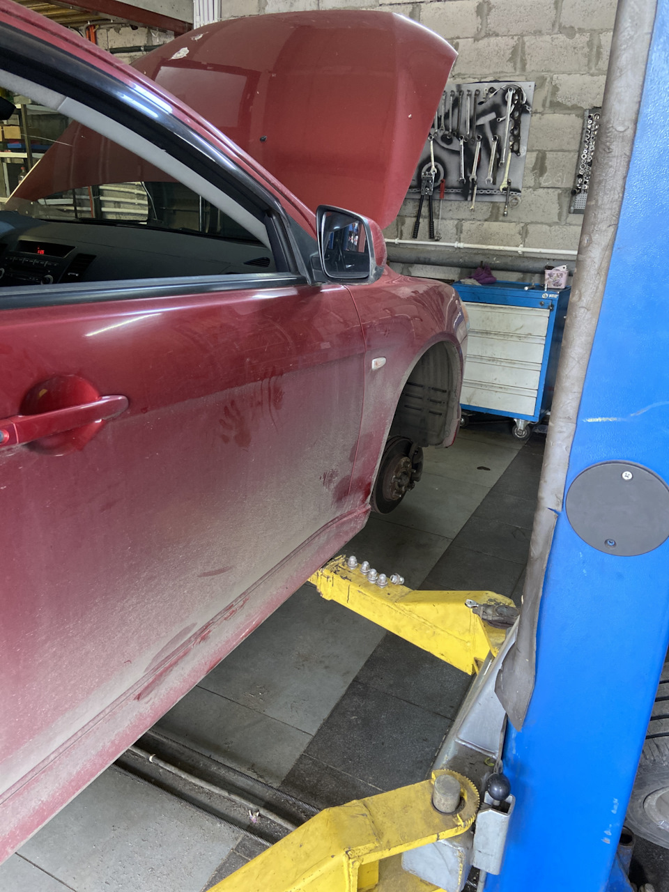 Шланг высокого давления ГУРа Лансер 10 — Mitsubishi Lancer X, 2 л, 2008 ...