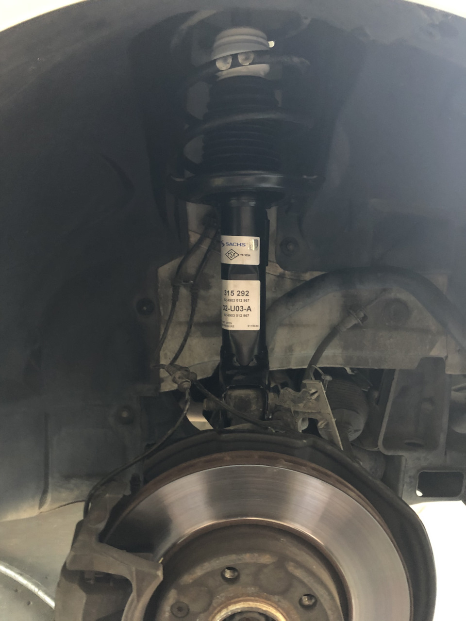 315292 Амортизатор для MERCEDES-BENZ SACHS | Запчасти на DRIVE2