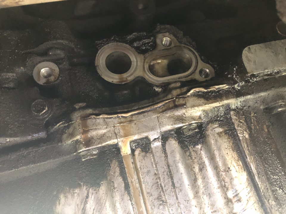 Замена прокладок корпуса масляного фильтра. — Honda Accord (8G), 2,4 л ...