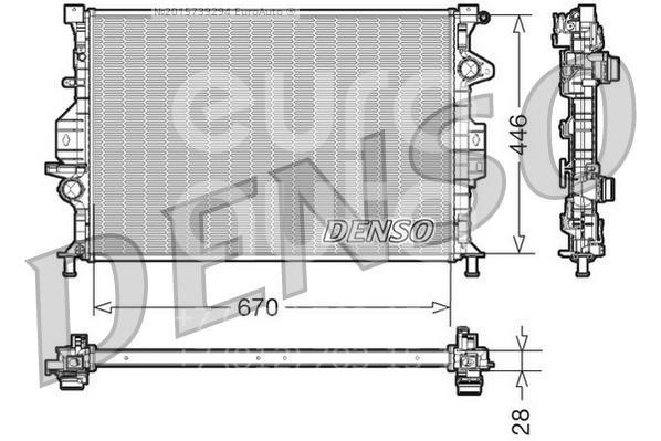 DRM10088 РАДИАТОР ДВС DENSO | Запчасти на DRIVE2