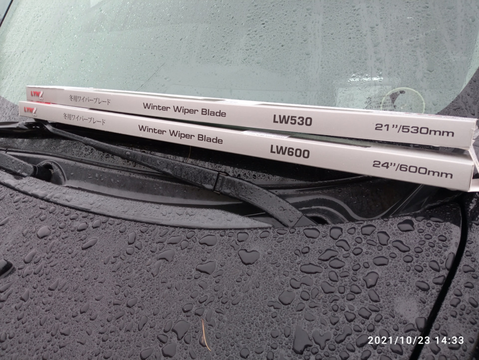 Зимние дворники — Mitsubishi Outlander XL, 2,4 л, 2008 года | своими ...