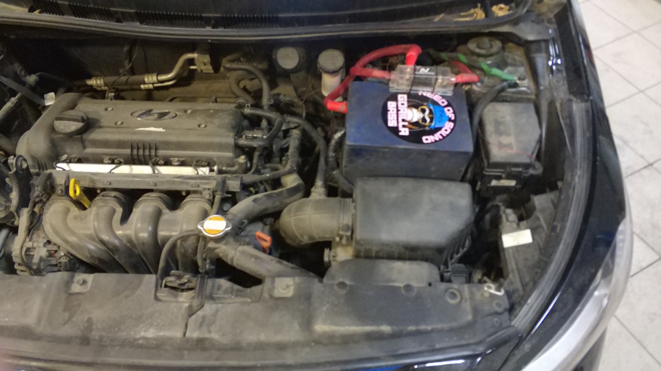 Даёшь музыку без просадки) — Hyundai Solaris Hatchback, 1,4 л, 2011 года | автозвук | DRIVE2