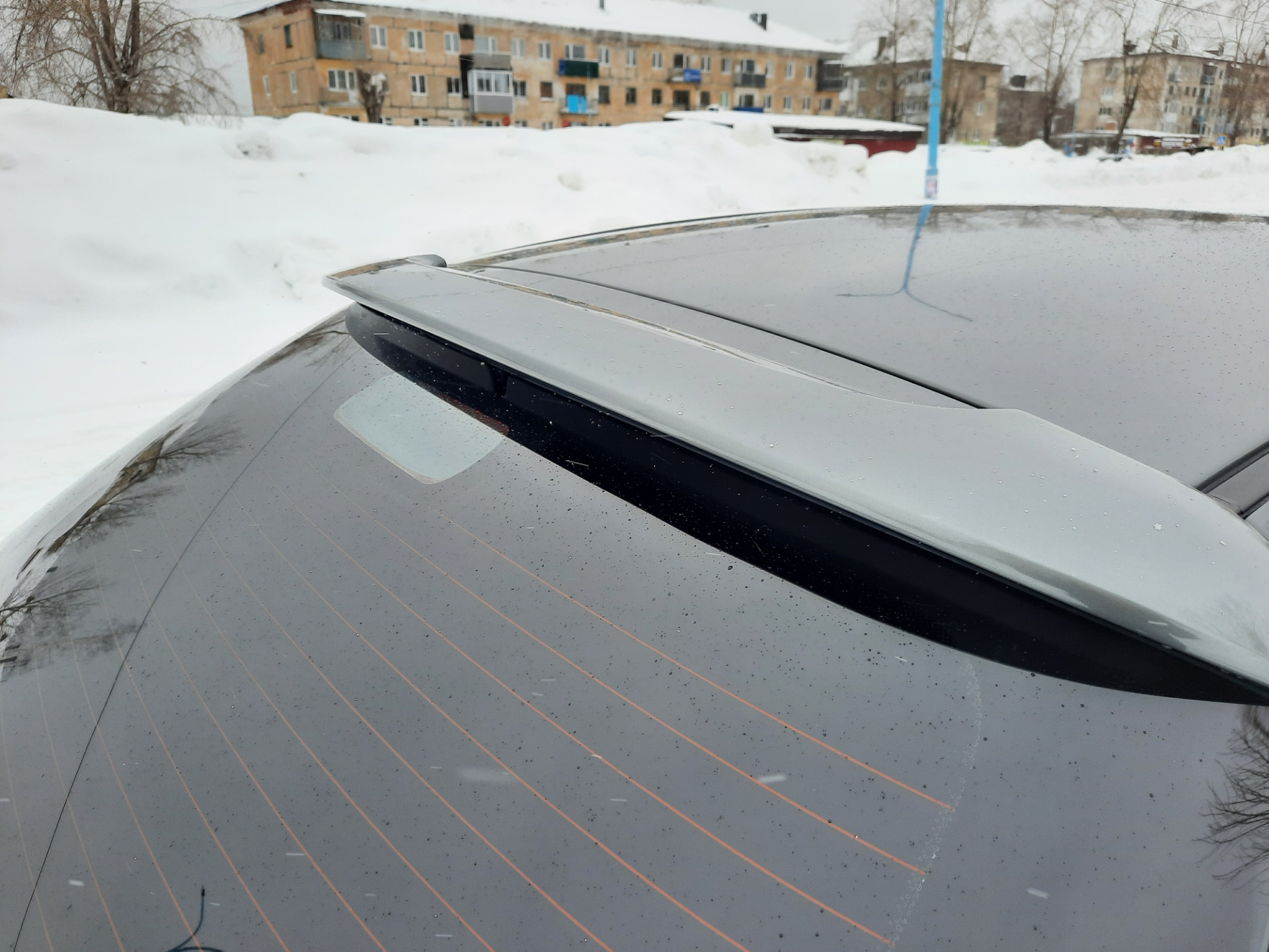 Верхний спойлер крышки багажника — Chevrolet Lacetti 5D, 1,4 л, 2011 ...