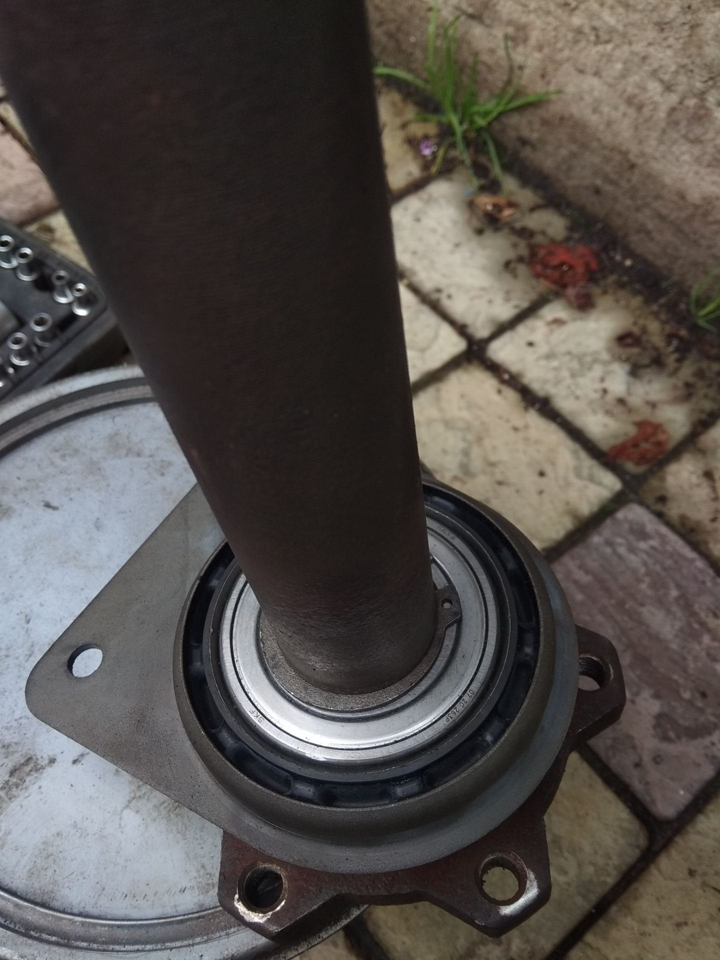 Замена подвесного подшипника. — Volkswagen Sharan (1G), 1,9 л, 2004 ...