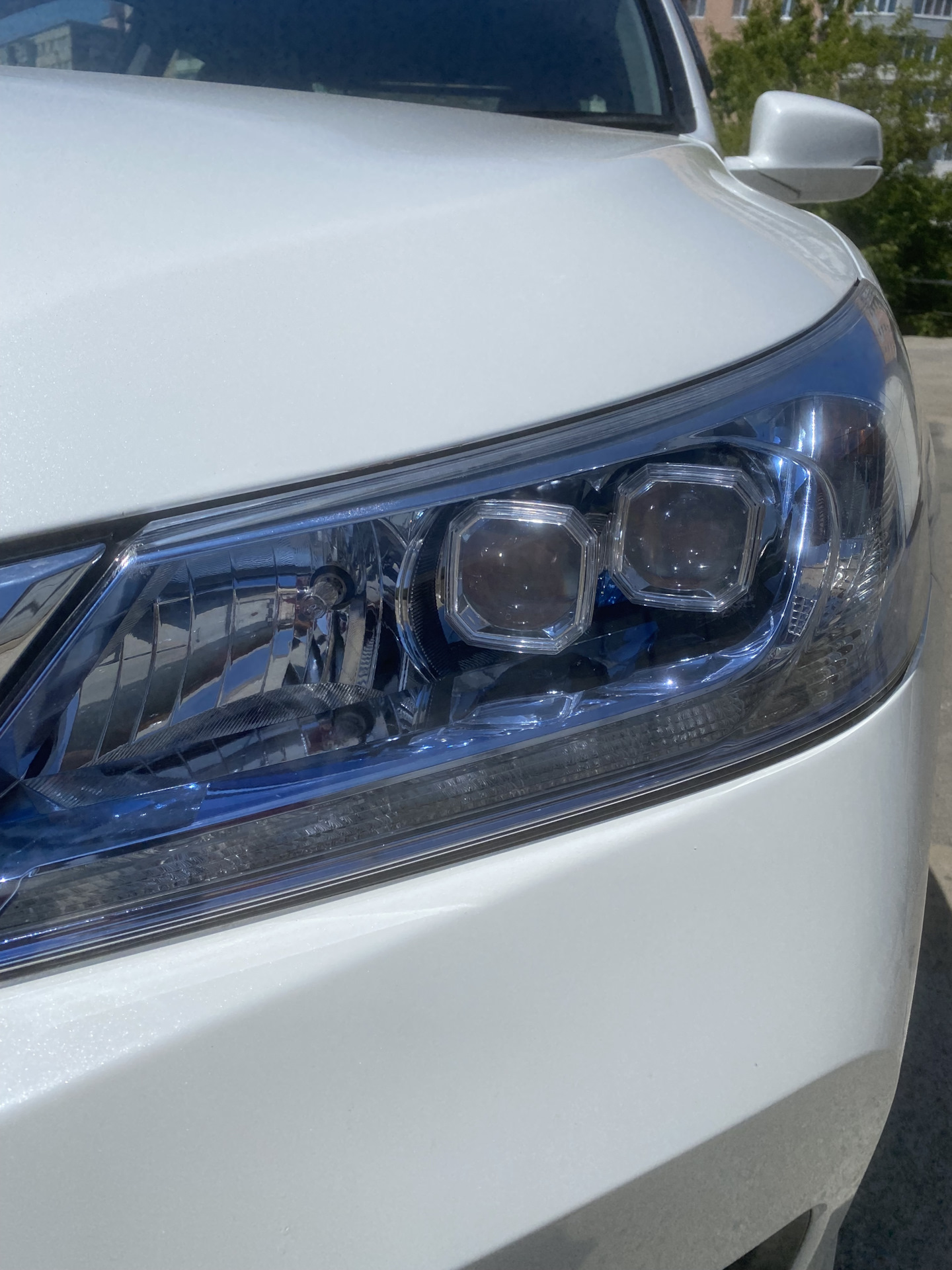 Фары в бронеплёнку — Honda Accord Hybrid (9G), 2 л, 2013 года ...