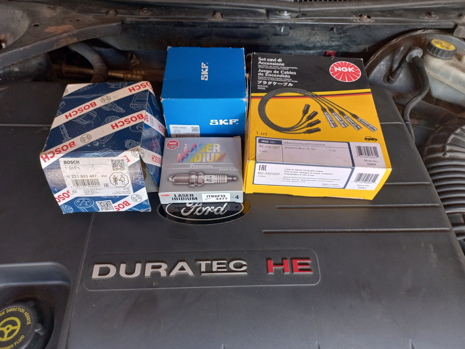 #5 Замена ВВ части, ролика — Ford Mondeo III, 2,3 л, 2006 года ...