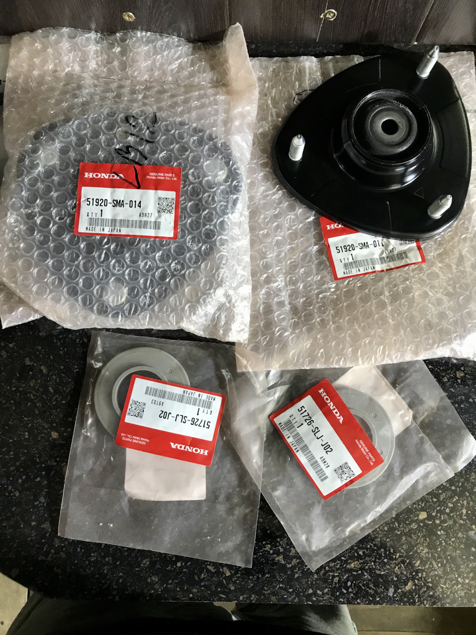 51726SLJJ02 Подшипник опоры амортизатора Honda | Запчасти на DRIVE2