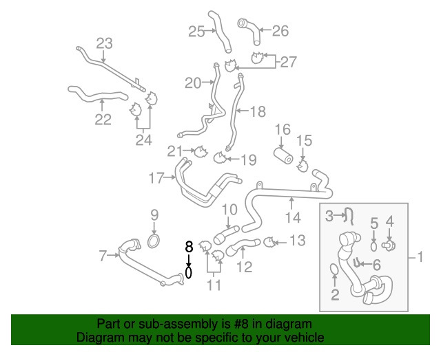 WHT000881 Кольцо уплотнительное (204) VAG | Запчасти на DRIVE2