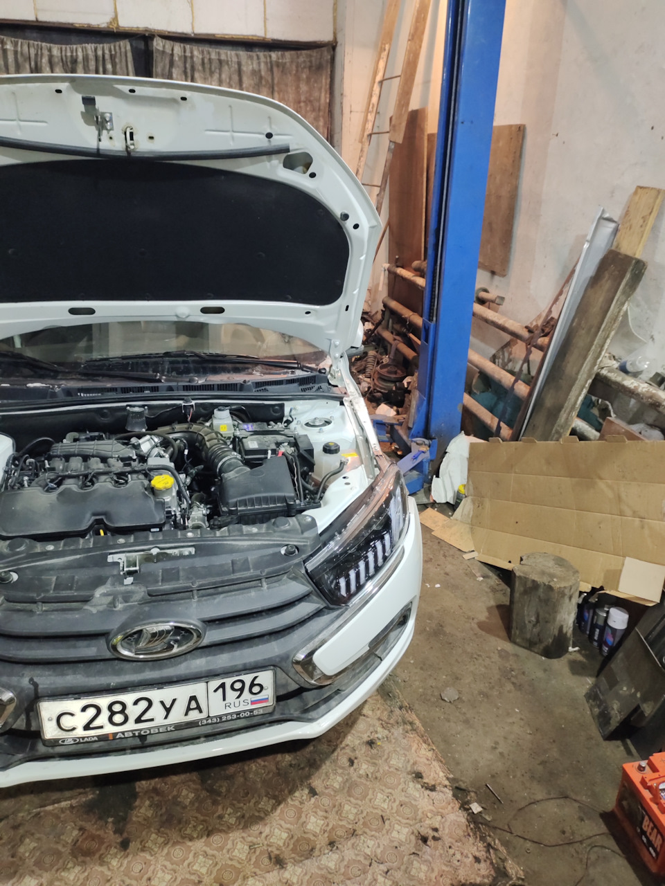 Выхлоп — Lada Гранта (2G) FL, 1,6 л, 2023 года | тюнинг | DRIVE2