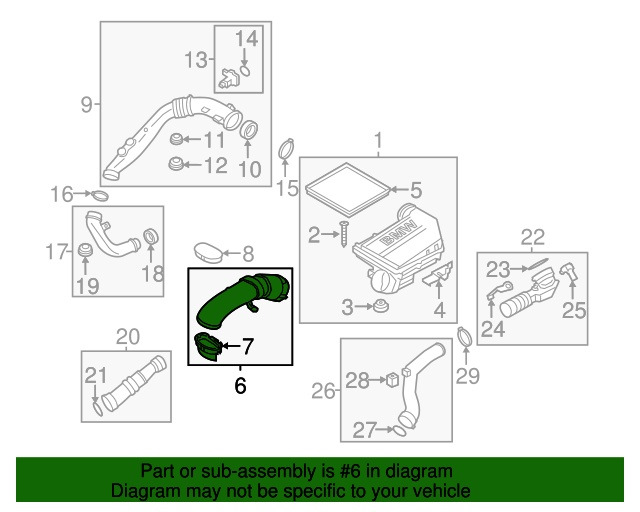 13717571344 воздуховод BMW | Запчасти на DRIVE2