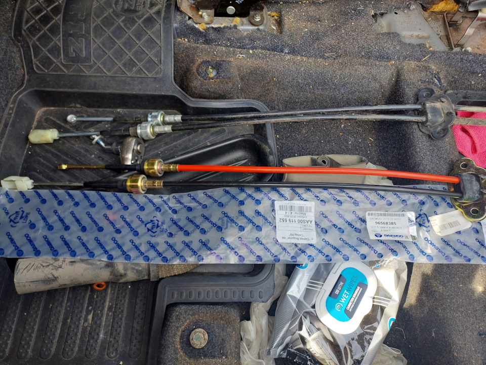 Замена троса КПП — Daewoo Matiz (M100/M150), 0,8 л, 2013 года ...