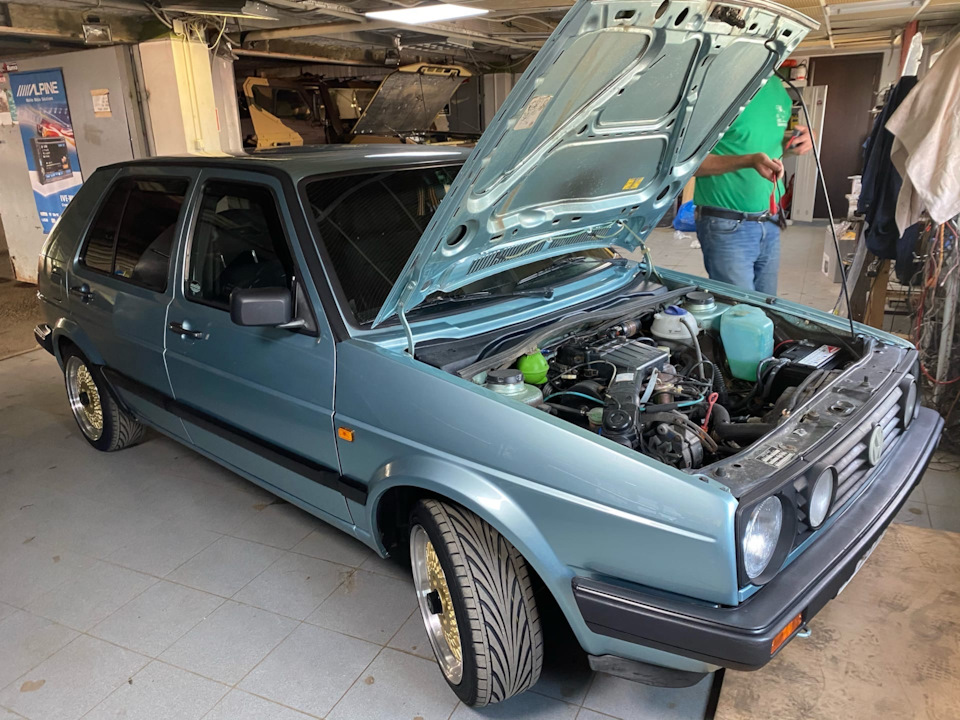 Прикупил аккумулятор Hankook MF57113 — Volkswagen Golf Mk2, 1,6 л, 1989 ...