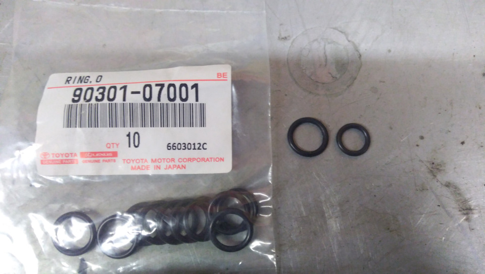 Верхнее уплотнение форсунки JZX100 — Toyota Mark II (100), 2,5 л, 1997 ...