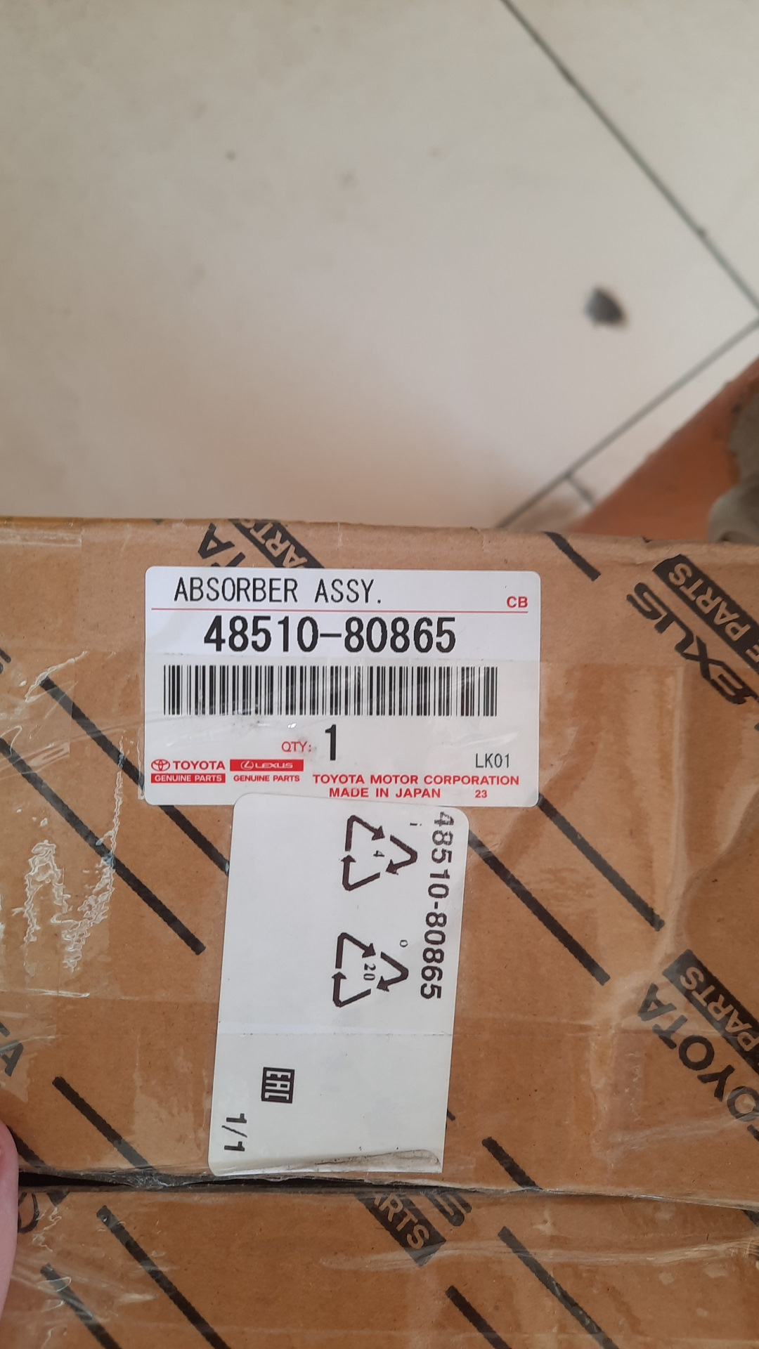 Замена амортизаторов, колодок — Toyota Camry (XV70), 3,5 л, 2018 года ...